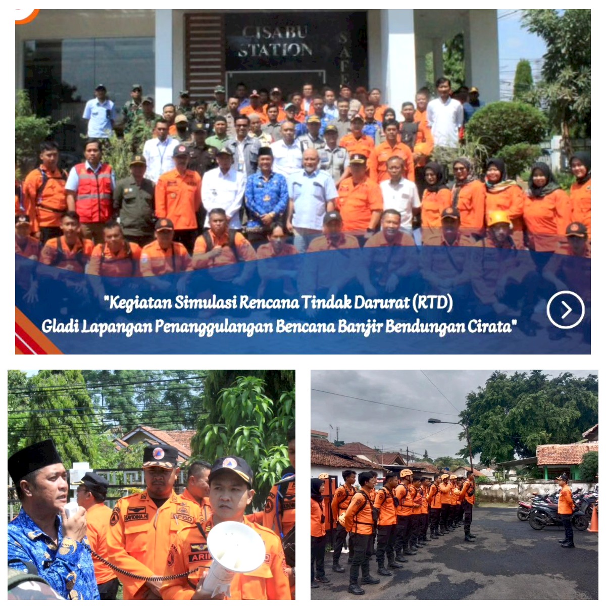 Kegiatan Simulasi Rencana Tindak Darurat (RTD) Gladi Lapangan ...